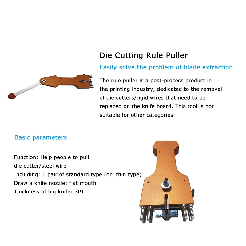 Manual Hand Operated Die-Cutting Blade Making Rule Puller
