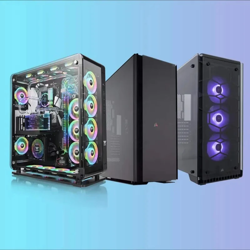 Oem Custom Gaming Pc Case Micro Atx/atx/itx Black Coated Spcc Single ...