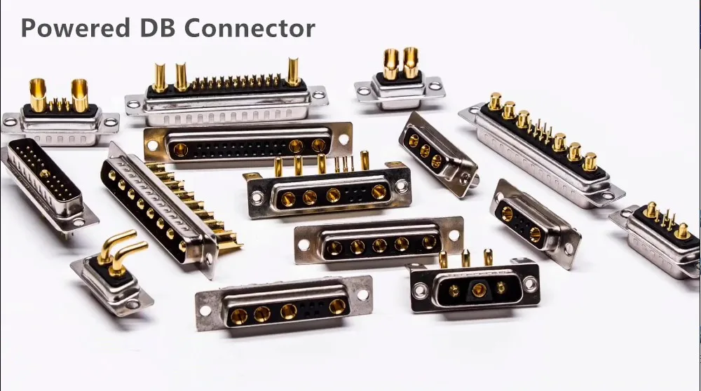 Waterproof D-sub Mixed Contact Connectors Right Angle Power-d 13w3 ...