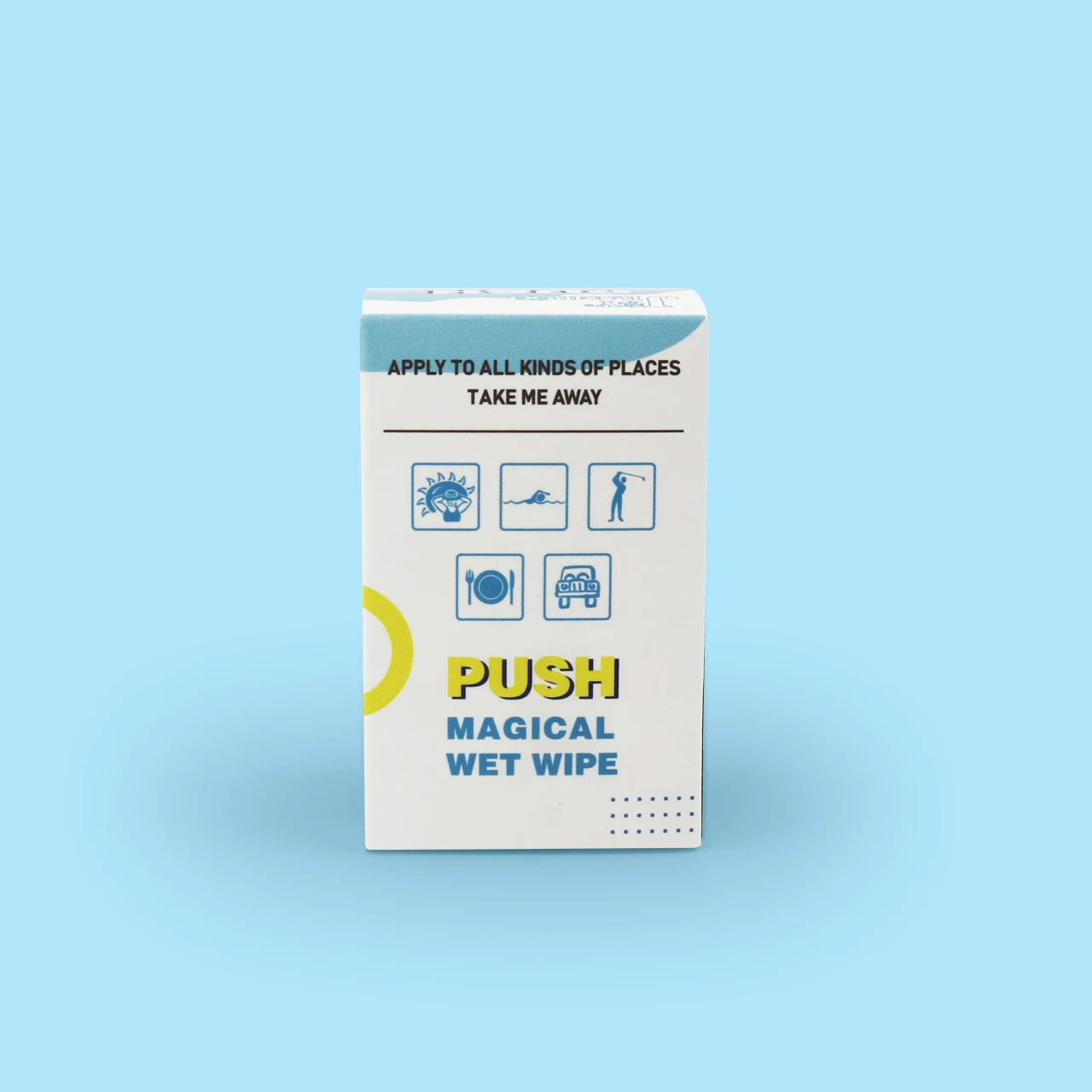 High Quantity Push Magic Capsule Wet Wipes - Buy Push Wet Wipes,Wet ...