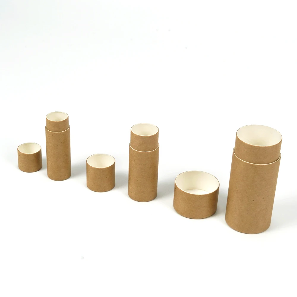 Customizable Rigid Paper Cylinder - 50g Cardboard Packaging
