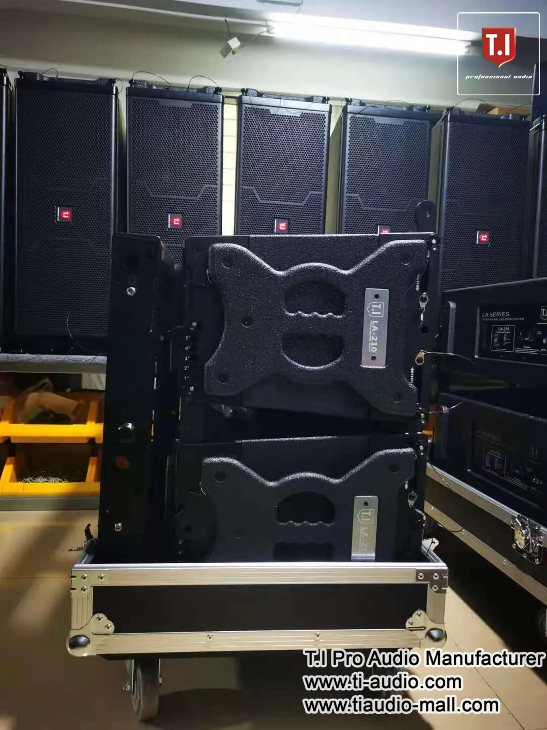 T.I Pro Audio LA-210 Dual 10 Inch Line Array System