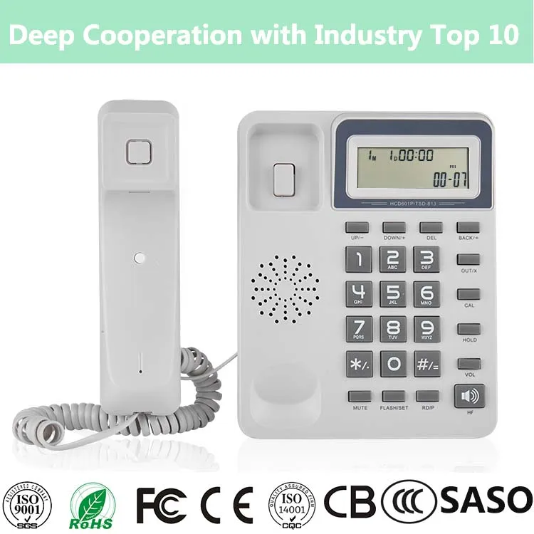Telephone Landline Office Home Cheap Telephone Fixed Corded Telephone ...