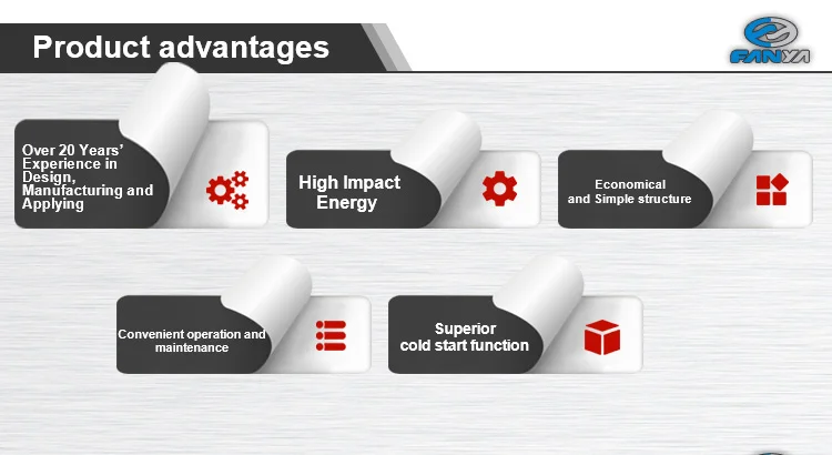 DD45 Guide Rod Diesel Pile Hammer - High Efficiency Piling