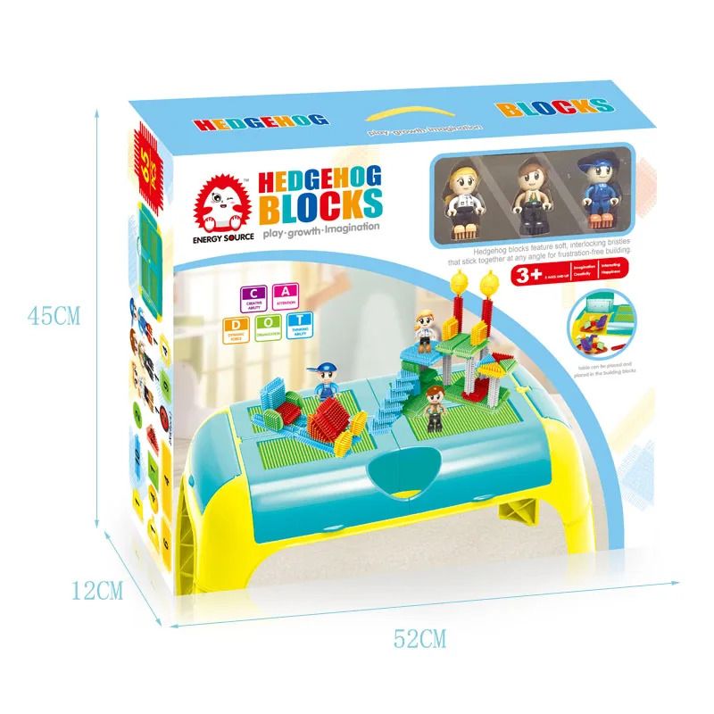 Stick Together Toys - Hedgehog Building Blocks for Kids