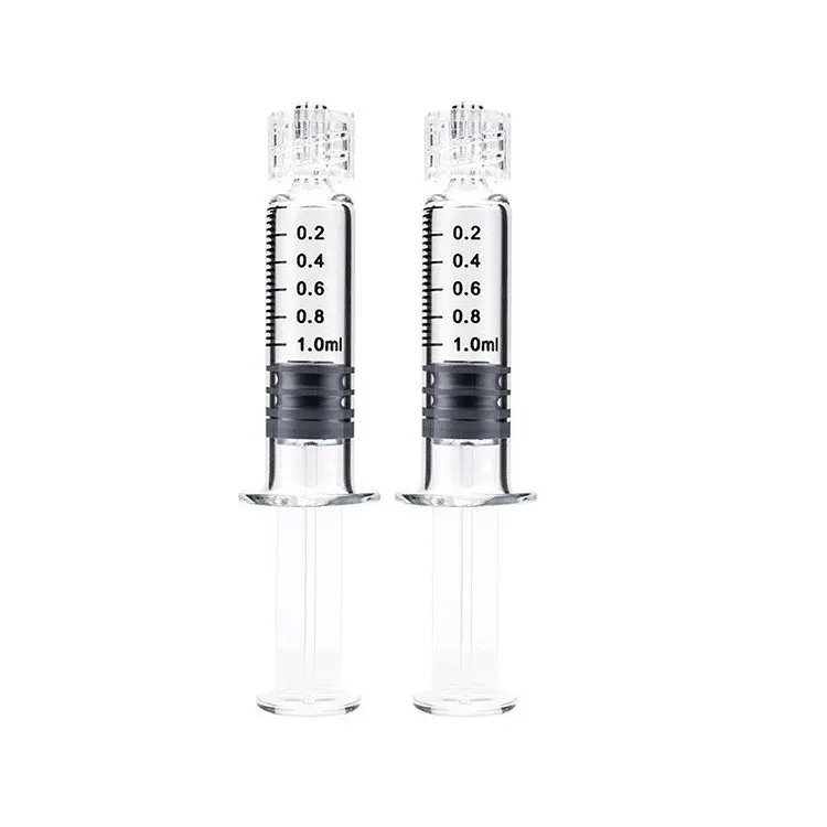 Custom Logo Printed Concentrated Syringes Filling Oil Glass Syringe 1ml ...