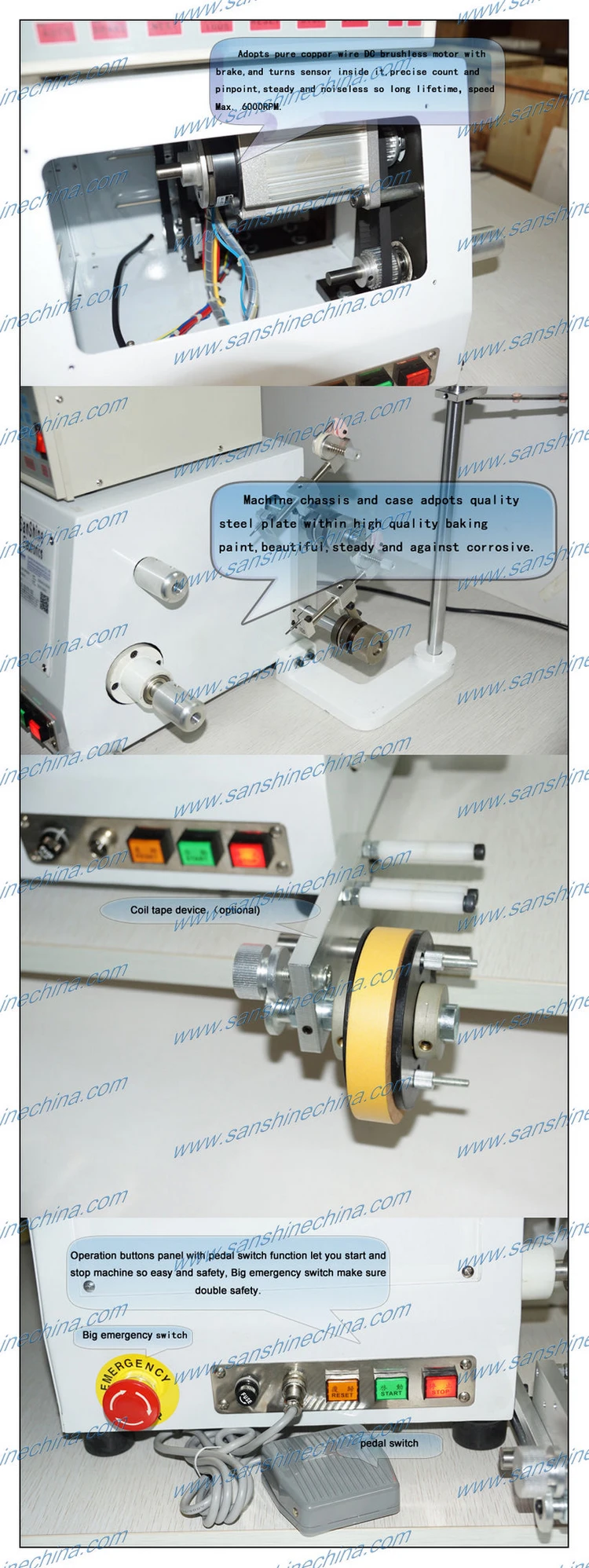 Two Spindles Automatic Bobbin Winder - Buy Two Spindles Automatic ...