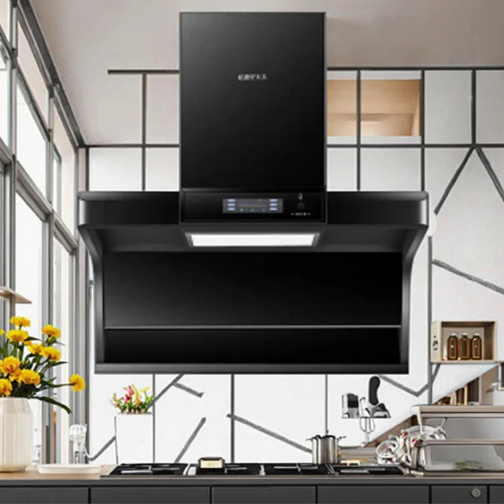 Premium Dual Suction Electric Kitchen Exhaust Extractor Cooker Hood ...