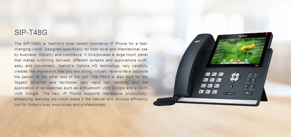 SIP-T48U IP Phone - Reliable Voip Communication Solutions
