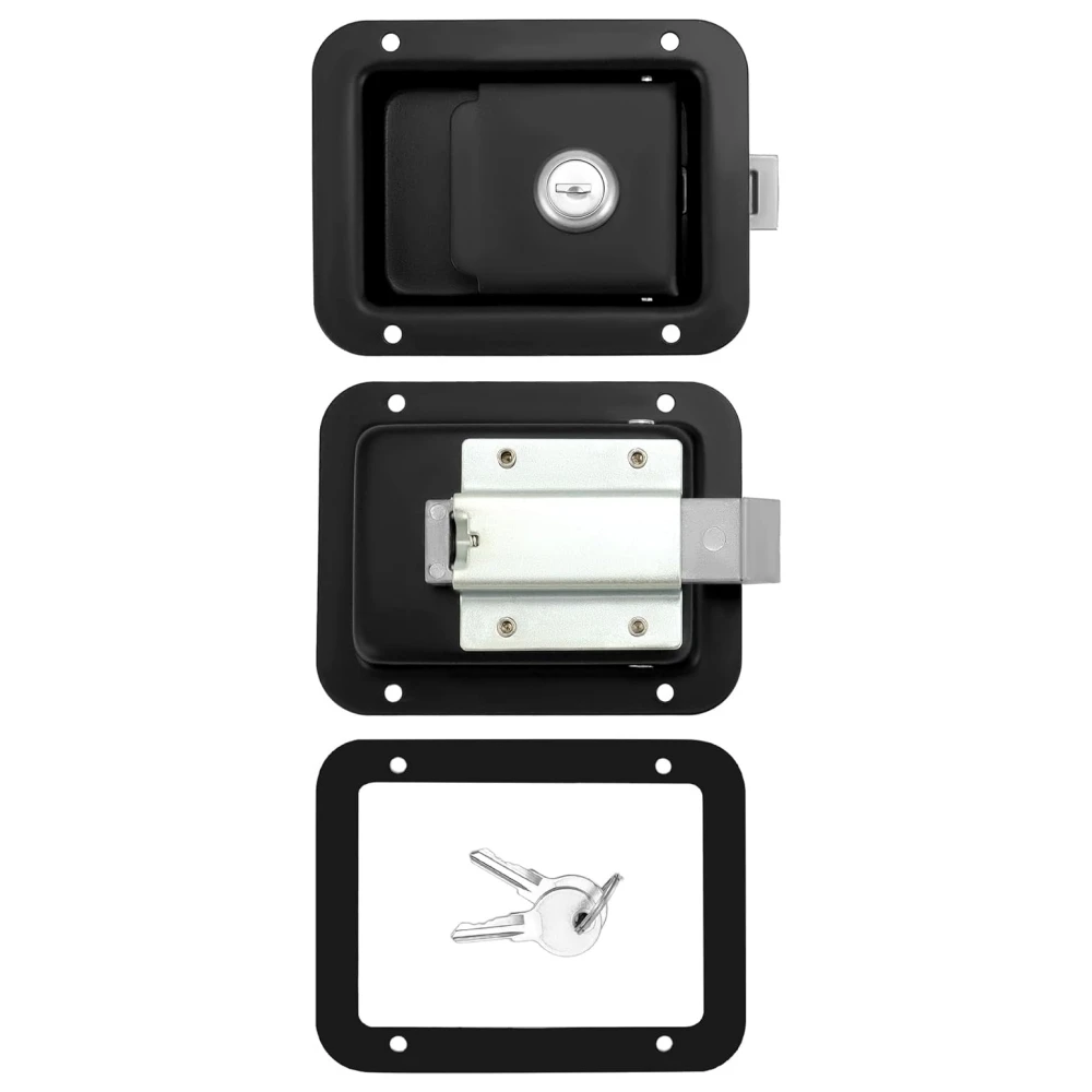 Rv Compartment Door Latch Rectangular Locking Slam Paddle Latch Metal ...