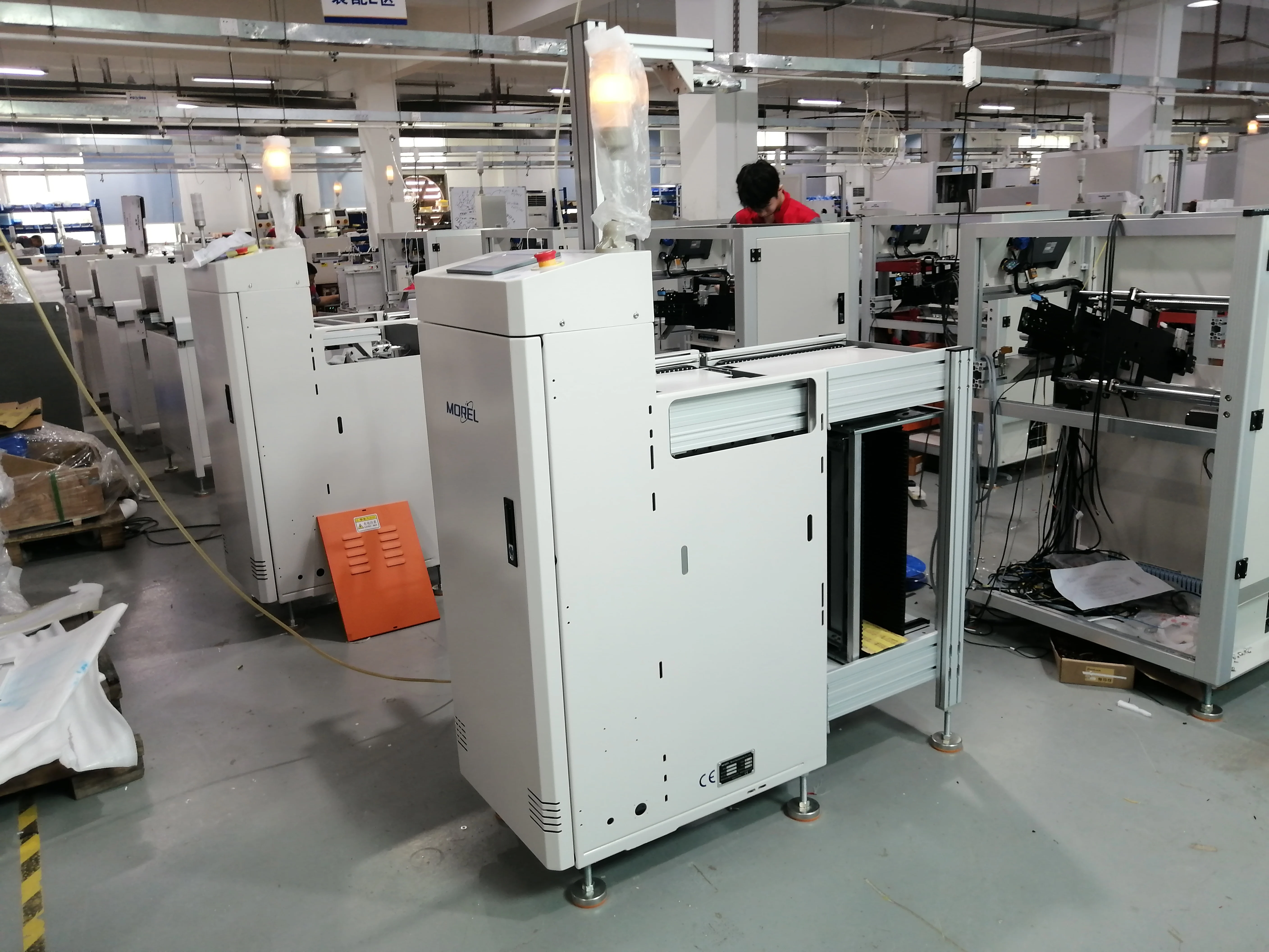 Automatic Smt L Type Unloader Pcb Magazine Rack Unloader Machine For ...