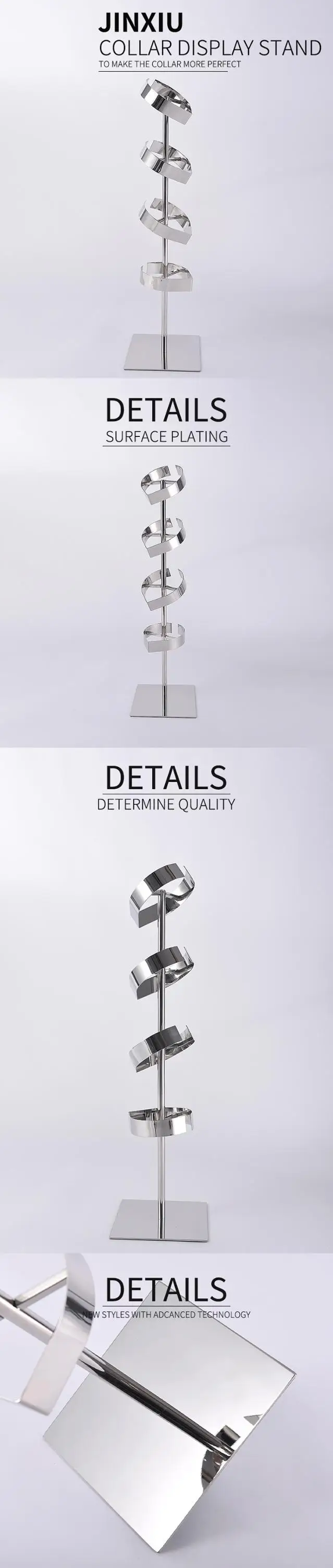 Metal Shirt Collar Display Stand for Suit Store - KAIDIYIN