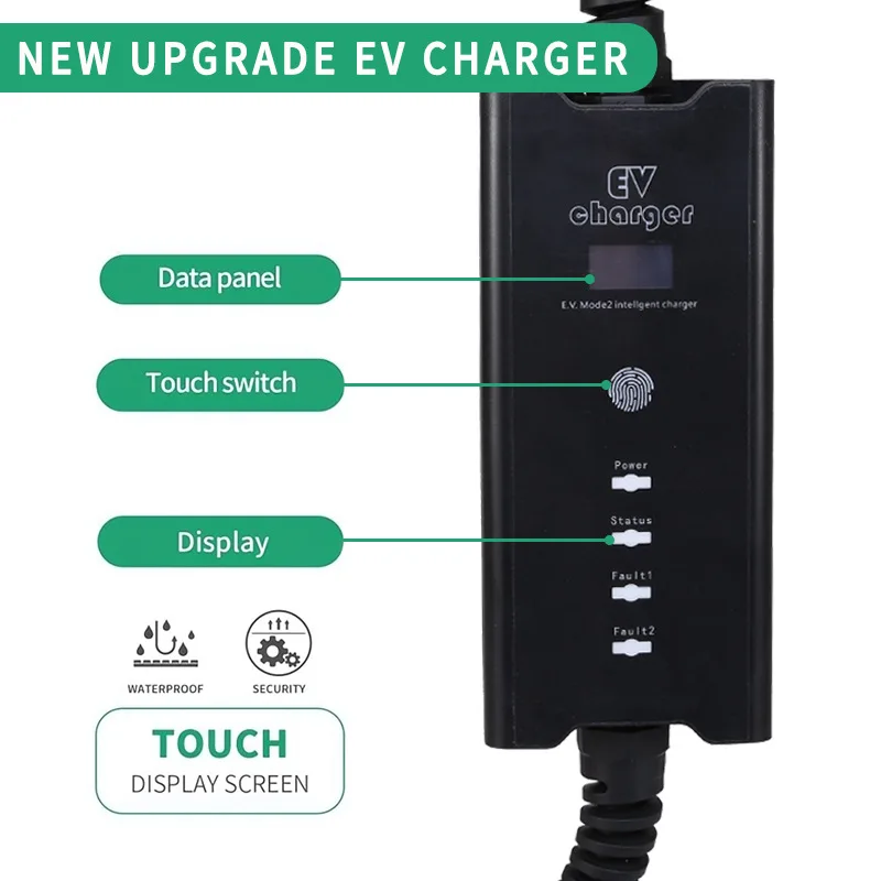 Lily Smart Portable Ev Charger 22Kw 32A Home Ev Charge 3 Phase 380V ...