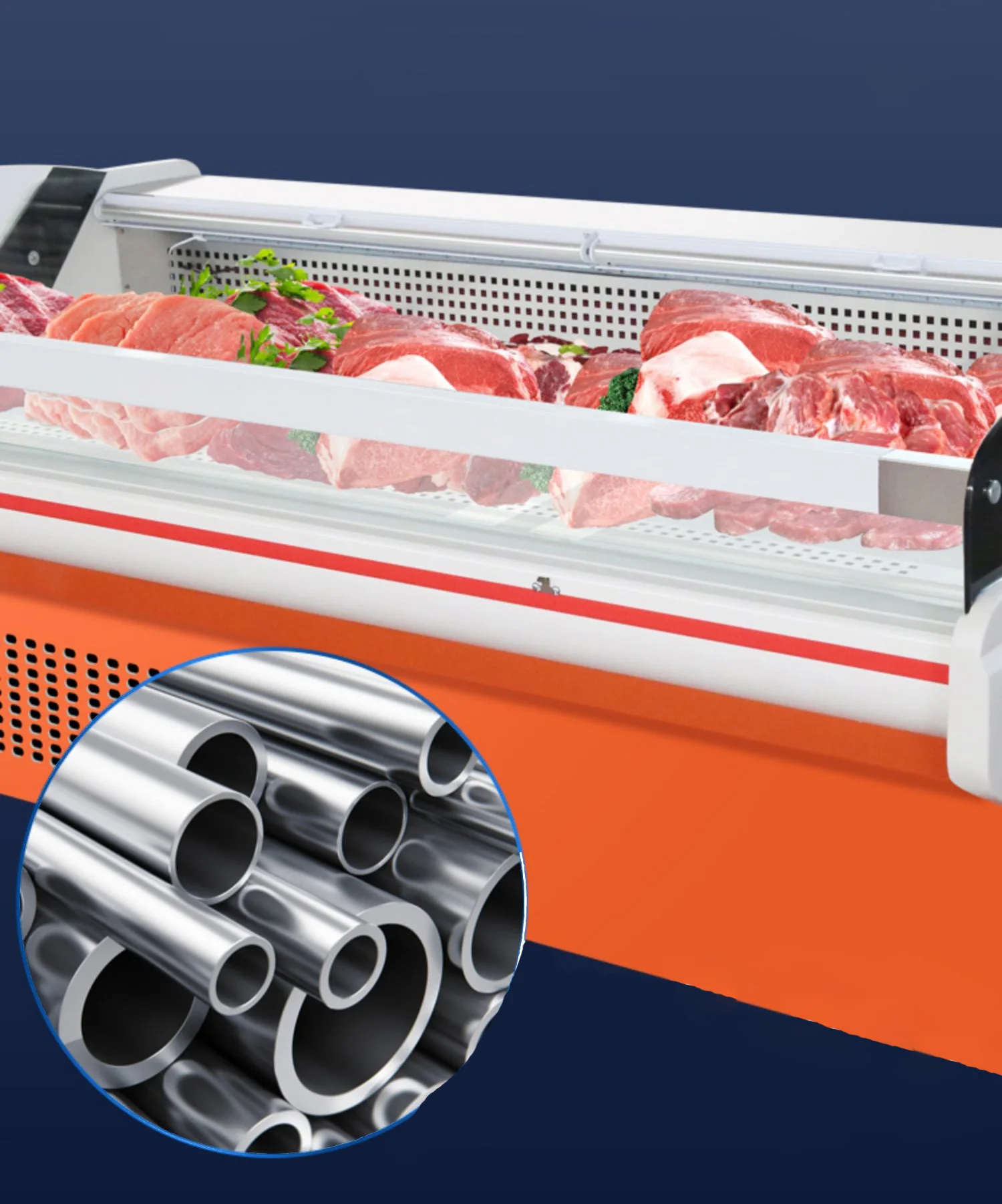 Cheese/fresh Meat Display Refrigerator - Meat Shop Equipment