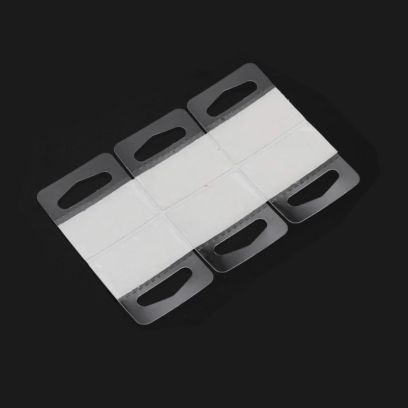 Triangle Hole Hang Tabs - High Quality PET Adhesive Stickers