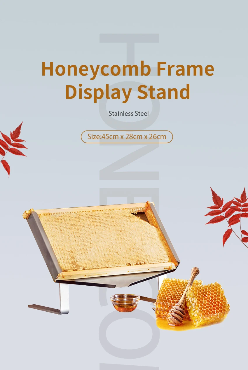 SS Honeycomb Frame Display Stand - Apiculture & Catering