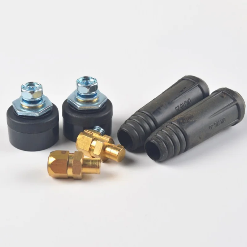 Europe Welding Machine Quick Fitting Female Male Cable Connector Socket ...