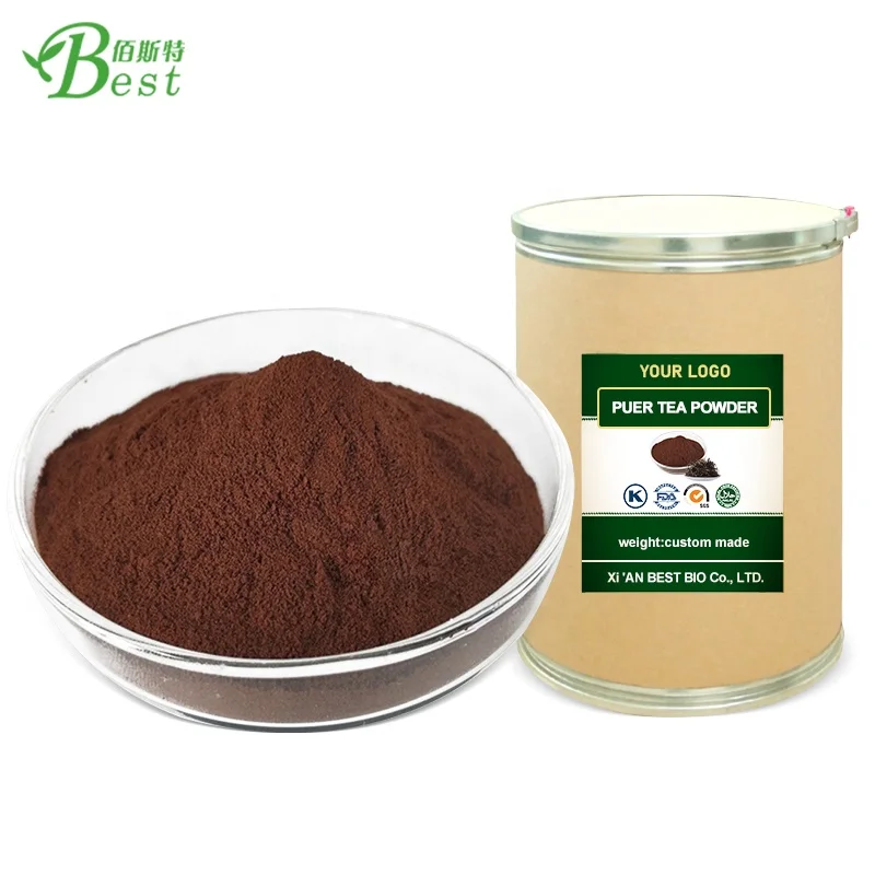 Wholesales Private Label Instant Soluble Puer Tea Extract Powder 10:1 ...