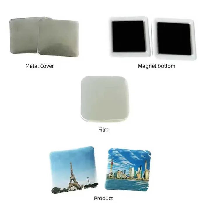 Blue 50mm Square Magnet Making Machine Plastic Machine With 100 Sets ...