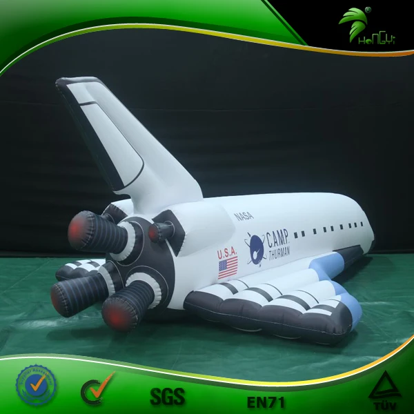 Inflatable Space Shuttle on Plane - Customizable Balloon