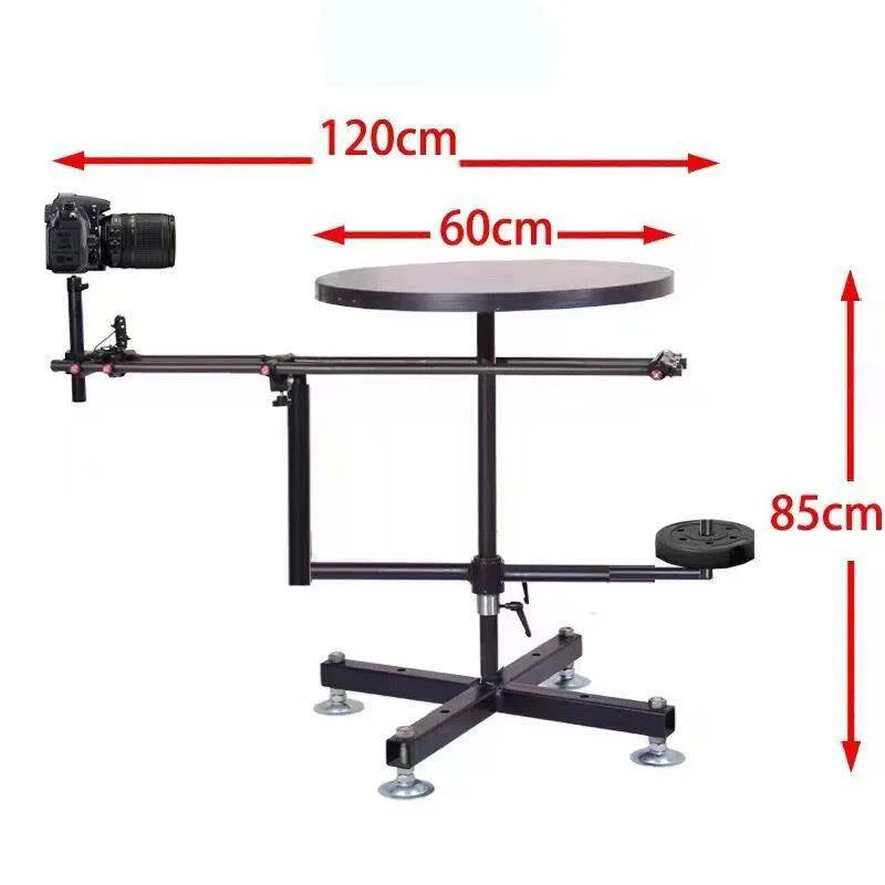 360 Degree Panoramic Rotating Exhibition Stand Studio DSLR Camera/Phone ...