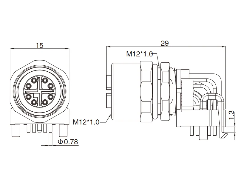 Finecables Waterproof M12 Connectors for Reliable PCB Mounting