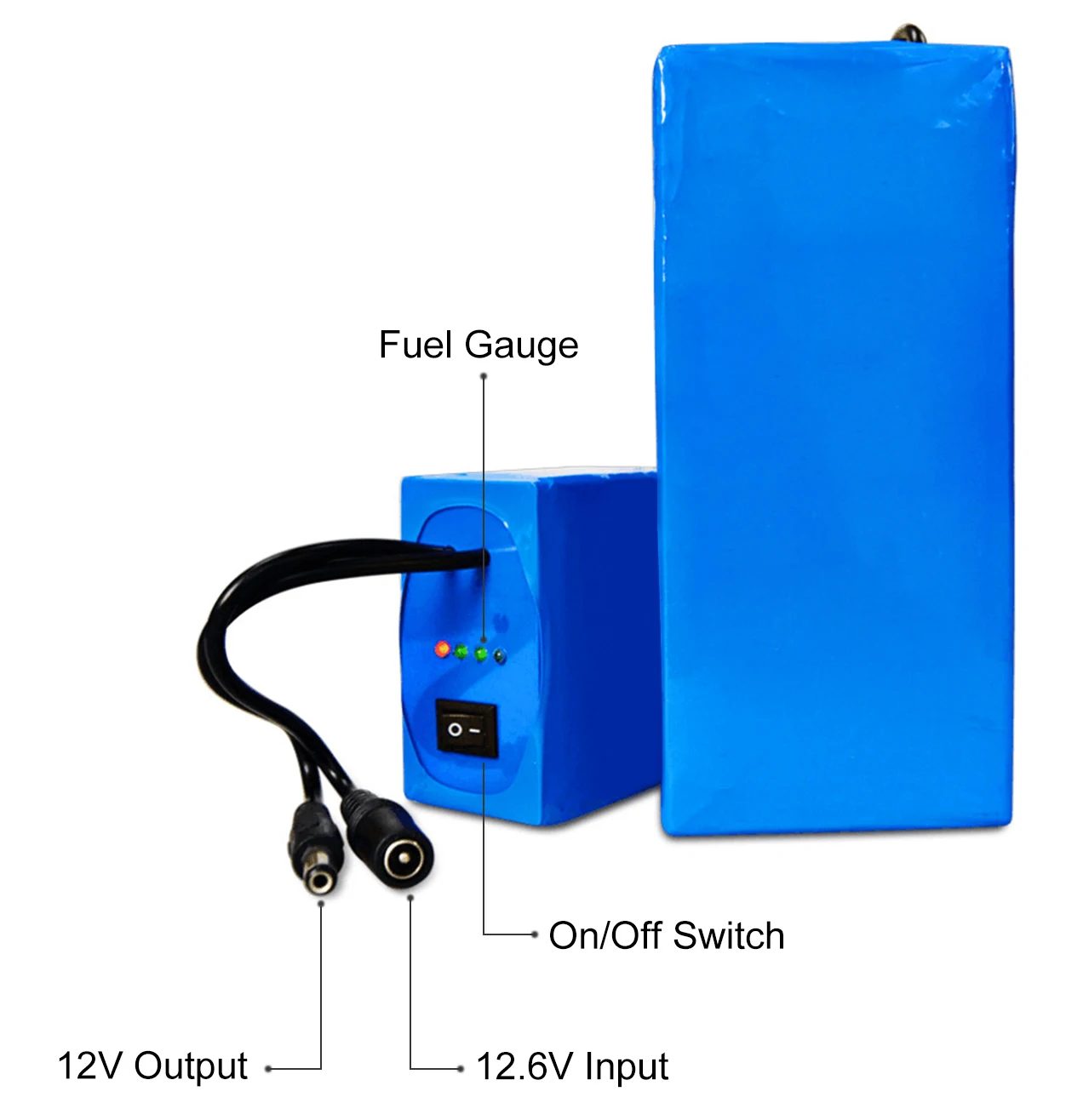 Super Rechargeable Lithium Ion 12v Battery Pack 9800mAh + US Plug ...