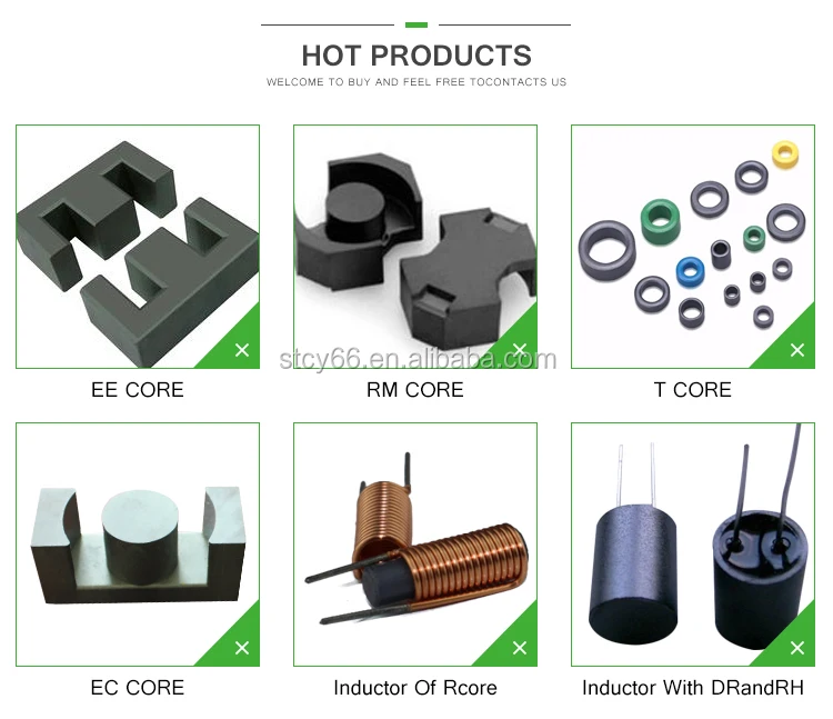 Ee16type Pc40 Ferrite Core High-frequency Ferrite Transformer Power ...