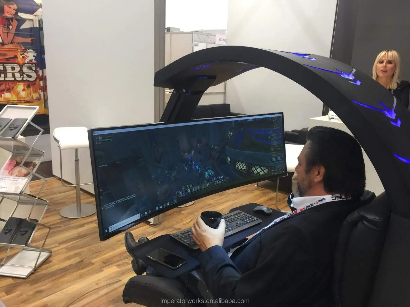 IW-C4 INGREM Gaming Workstation Chair - Ergonomic & Stylish