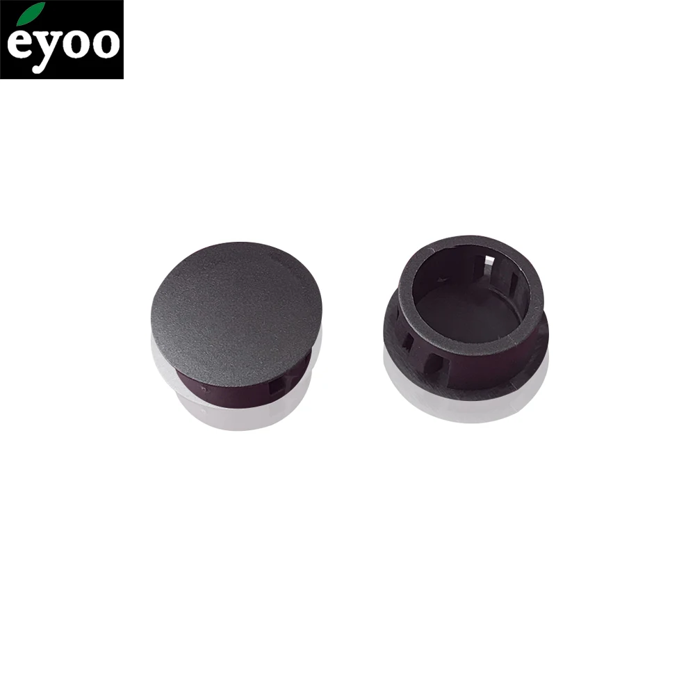 20mm Nylon Hole Plug White/black Plastic Snap In Blank Lock Hole Plug ...
