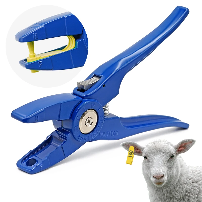 Efficient Sheep Ear Tagging with Metal Pliers - 1 Year Warranty