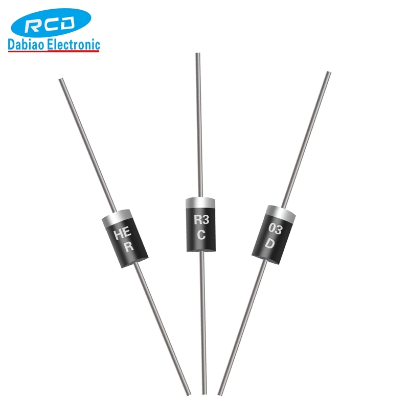 Do-27 Axial Diode Her308 3 Amp Diode 1000v - Buy Rectifier Diode,High ...