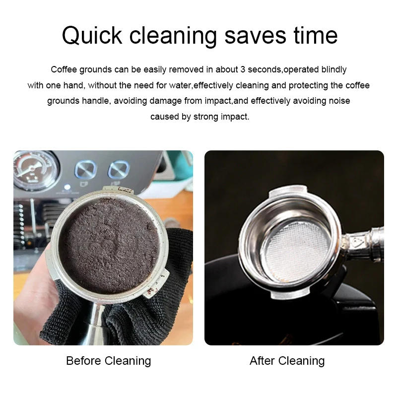 Automatic Coffee Portafilter Cleaner Machine in 3 Seconds