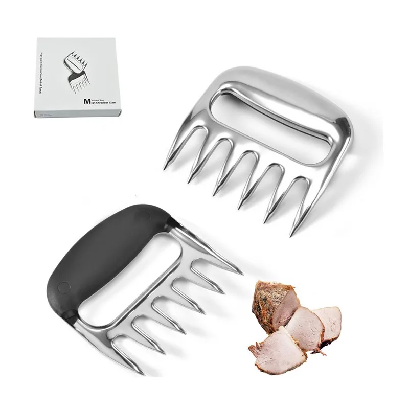 Stainless Steel Kitchen Tool Bear Claws Meat Shredder In Bbq Grill ...
