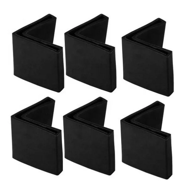 L-shaped Rubber Furniture Leg Pads & Covers - Oem/odm Available