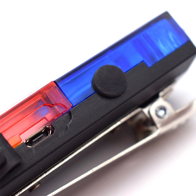 Double Sides Traffic Shoulder Led Rechargeable Flashing Warning Light ...