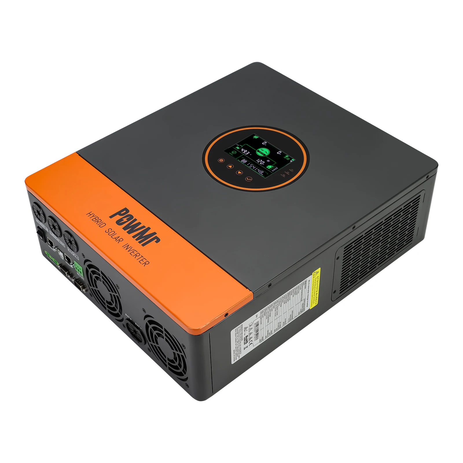 Powmr Solar Inverter Charge 5kw 48v Mppt 110/120v Support Parallel ...