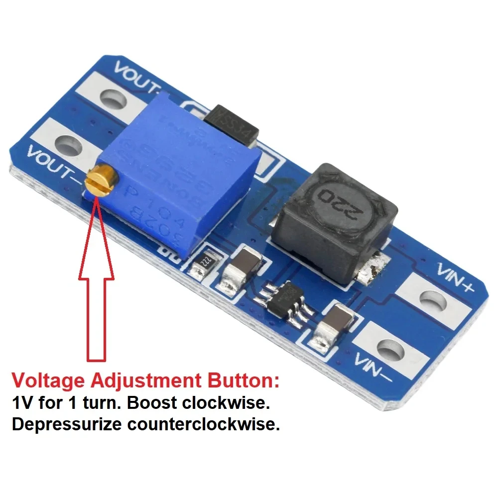 MT3608 DC-DC Step up Converter - Boost Power for Arduino