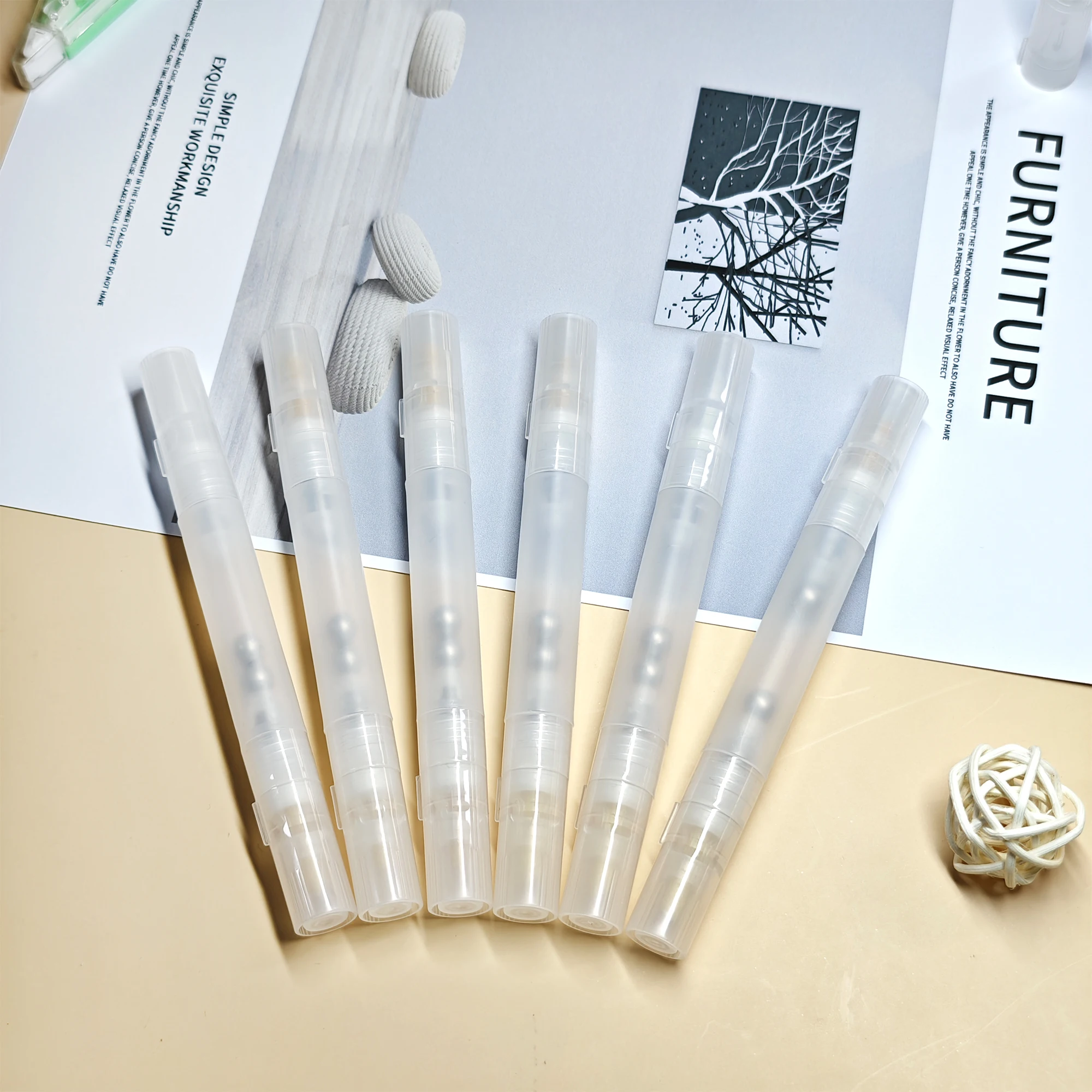 Empty Fillable Blank Paint Pen Markers Refillable Paint Pen Fine Tip ...