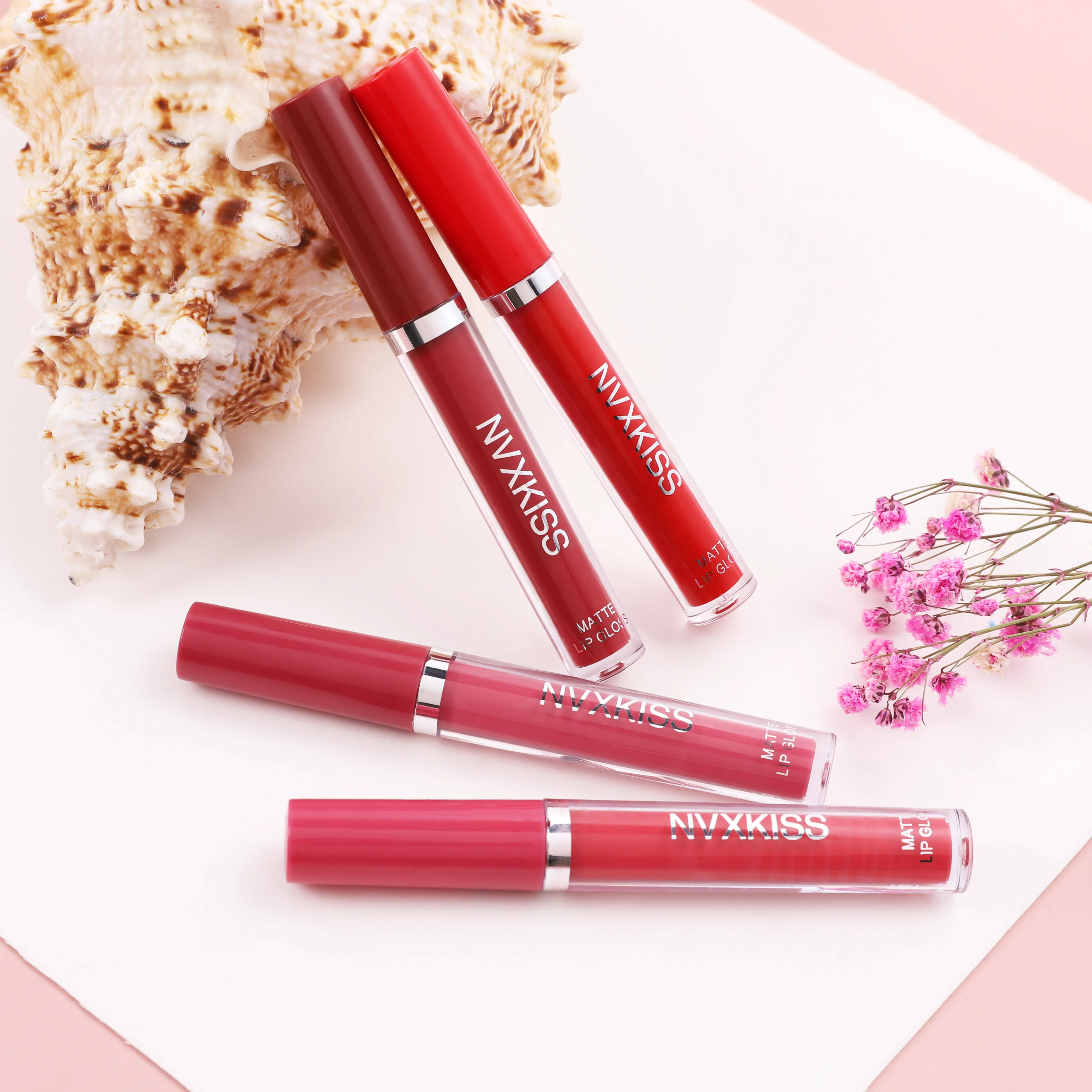 12-set Matte Lip Gloss Waterproof & Sweat-proof Non-tarnish Non-stain ...