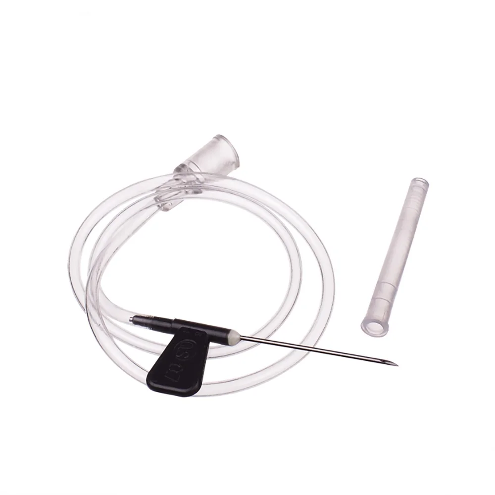 Disposable Sterile Scalp Vein Set 22g Iv Butterfly Needle Infusion ...