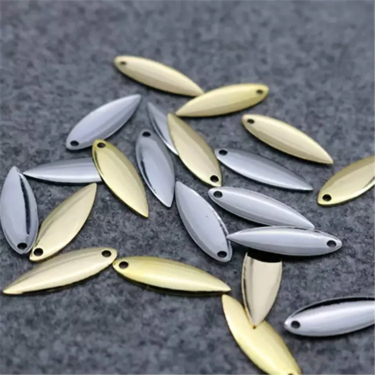Gold Lungo Willowleaf Blades Game Fishing Lures Flying - Buy Willowleaf Blades Nickel Plated ...