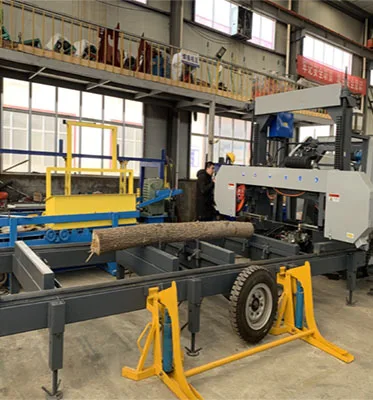 Portable Wood Cutting Machine - Efficient Tree Trunk Sawing