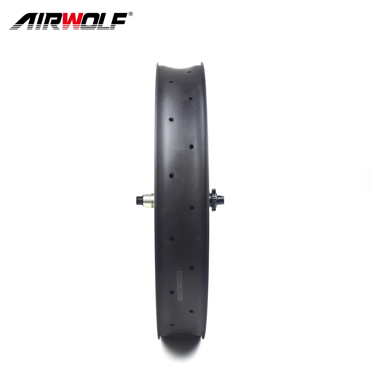 26 Carbon Fat Bike Wheelset 100mm Width Snow Sand Bike Carbon Wheels M74 6 Bolts Carbon Fat