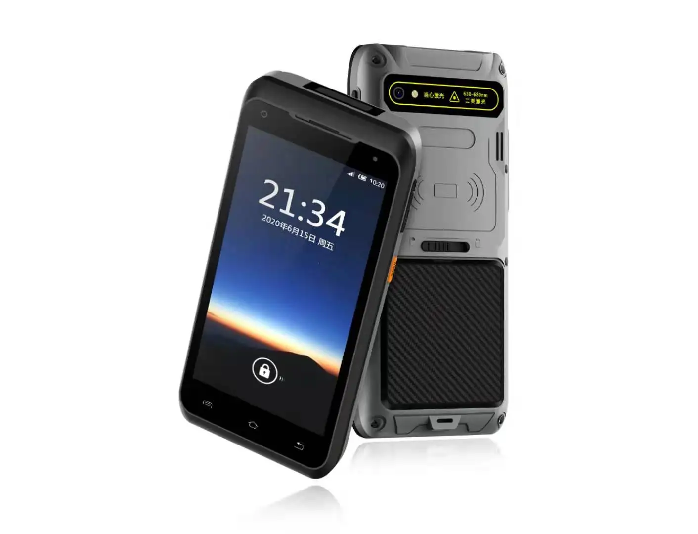 Caribe Rugged Android 1d 2d Barcode Scanner Pda With 4g Wifi Gps Nfc ...