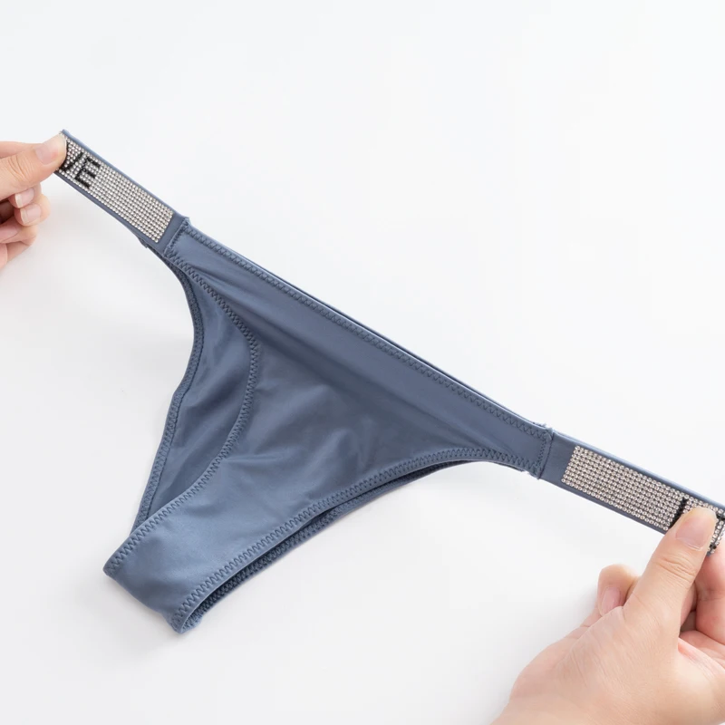 Dropshipping Love Letter Glitter G String Seamless Thong Womens ...