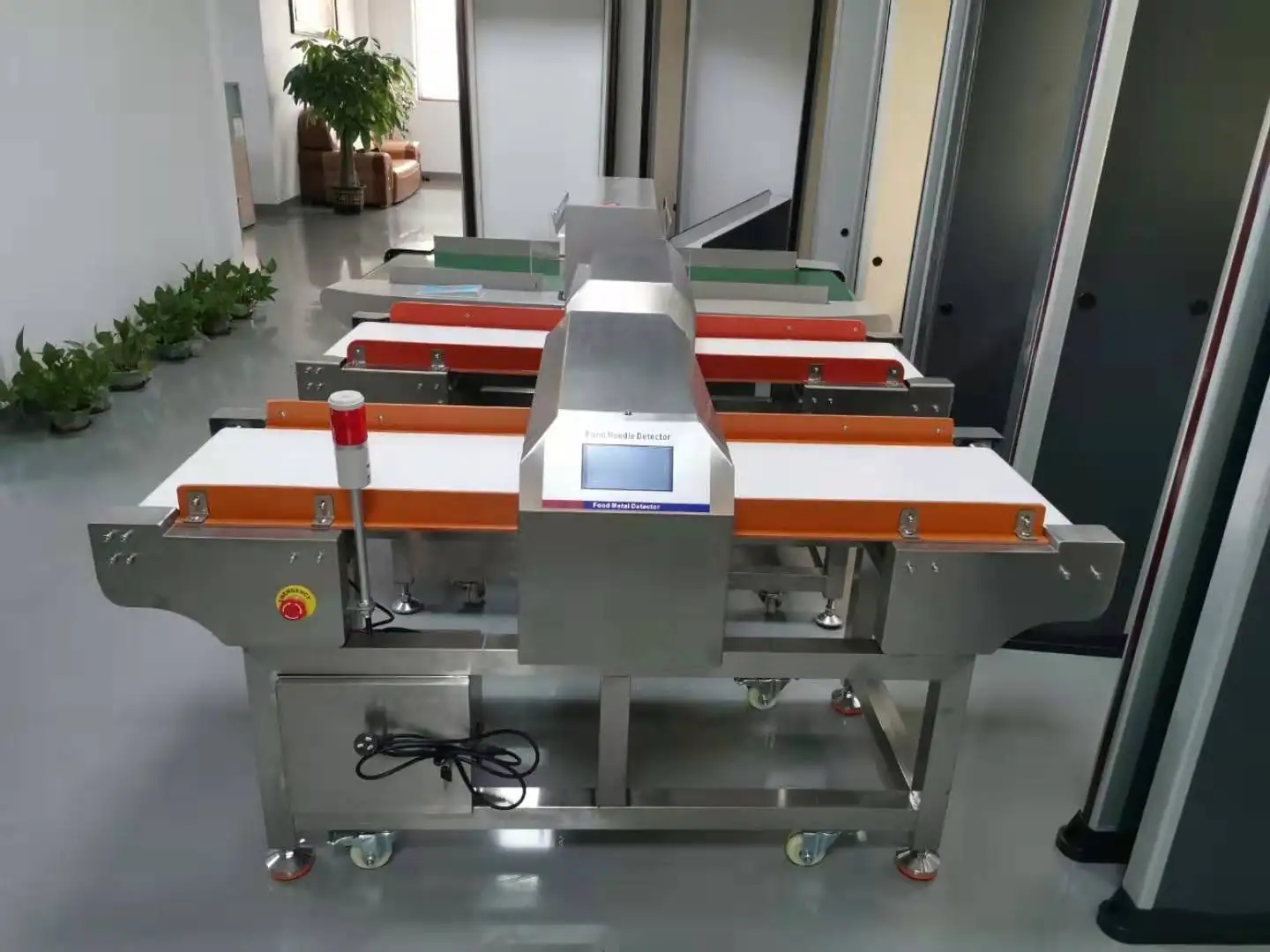 Belt Conveyor Carton Box Metal Detector With Push Rejector - Buy Box ...