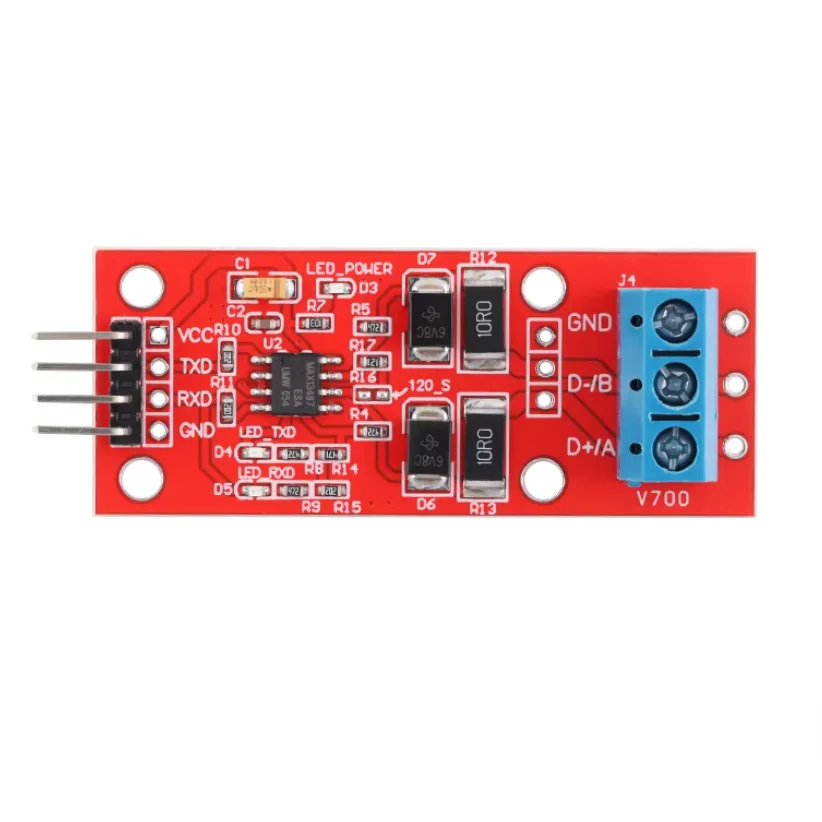 Single-chip Microcontroller TTL to RS485 Module 485 to Serial Port UART ...