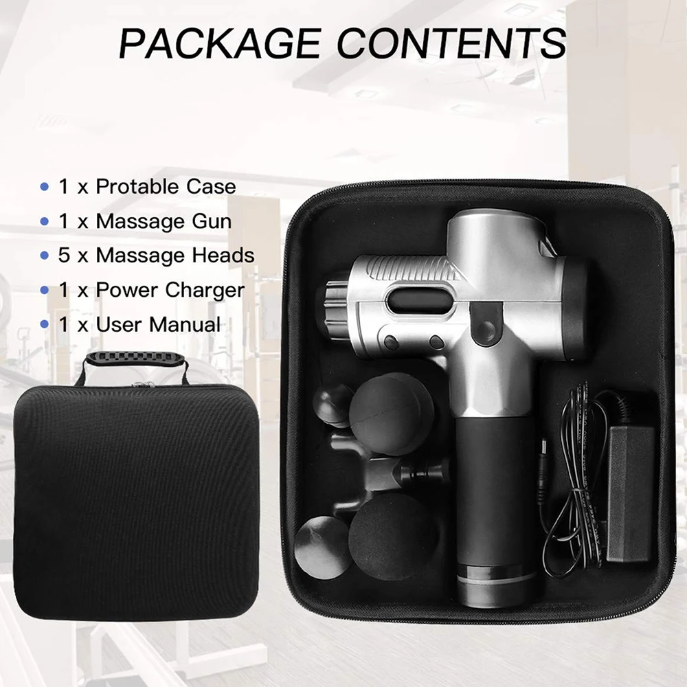 Meresoy Electric Deep Muscle Massage Gun Cordless Electric Wireless ...