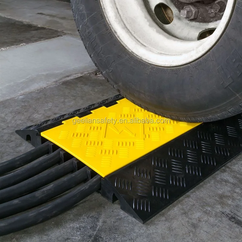 Yellow Jacket Rubber Threshold Ramp For Garage 5 Channel Yellow Road ...